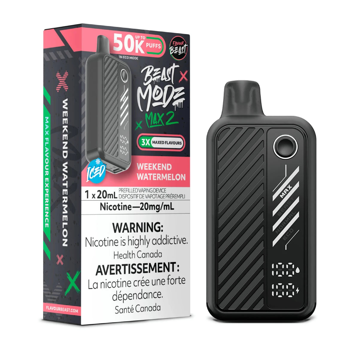 Weekend Watermelon- Beast Mode Max 2 – Cold Turkey Juice inc