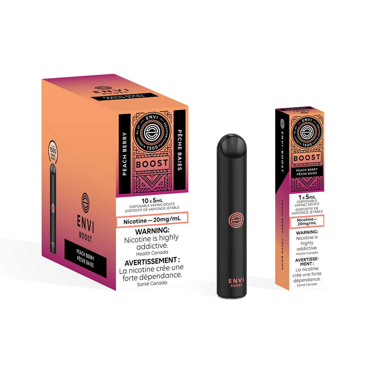 Peach Berry - Envi Boost – Cold Turkey Juice inc