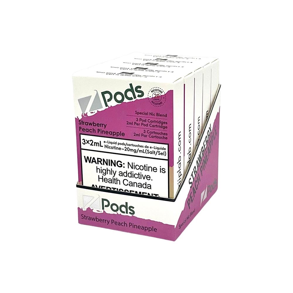 Strawberry Peach Pineapple - Z Pods – Cold Turkey Juice inc