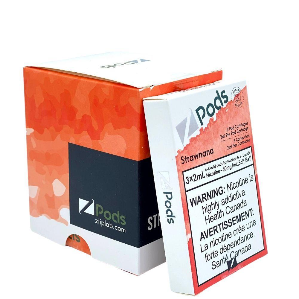 Strawnana - Z Pods – Cold Turkey Juice inc