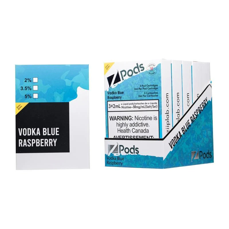 Blue Lemon Kick (Vodka Blue Lemon) - Z Pods – Cold Turkey Juice inc